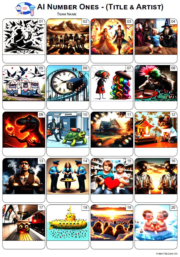 2015 Mega Quiz - 12 round pub quiz pack and picture quiz – Instant Quizzes