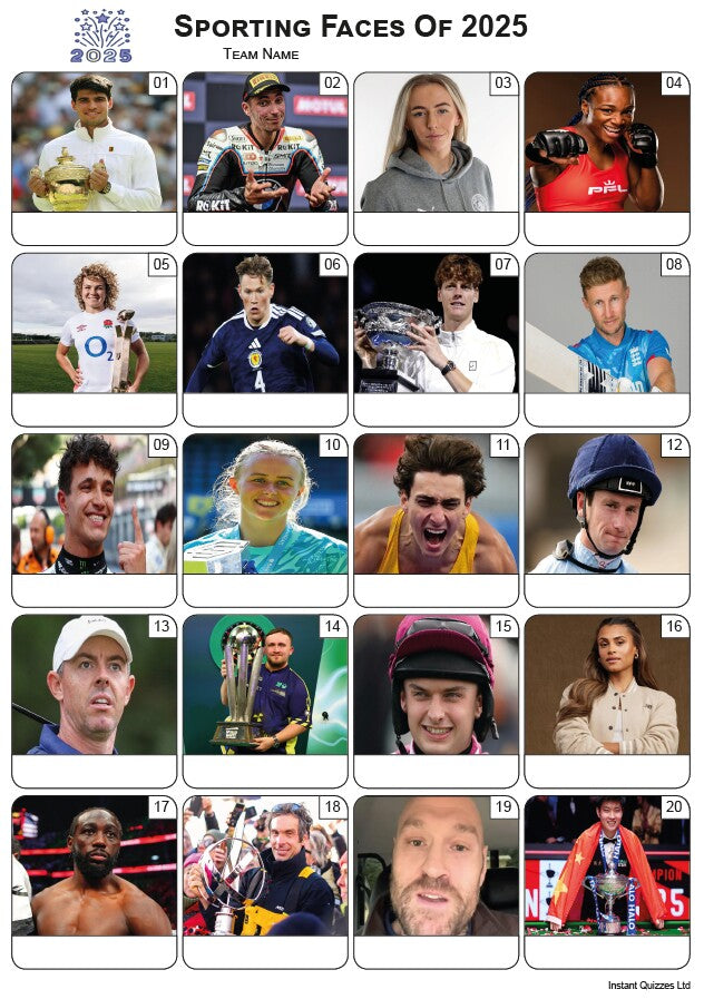 The Big Quiz Pack 3530 - Five rounds and a 20 Picture Quiz. – Instant ...
