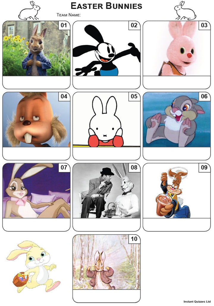 Easter Picture Rounds – Instant Quizzes