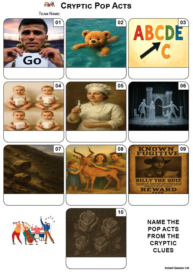 Easier Quiz Pack 3515 - Five rounds of Easier Mixed Bag/General Knowle ...