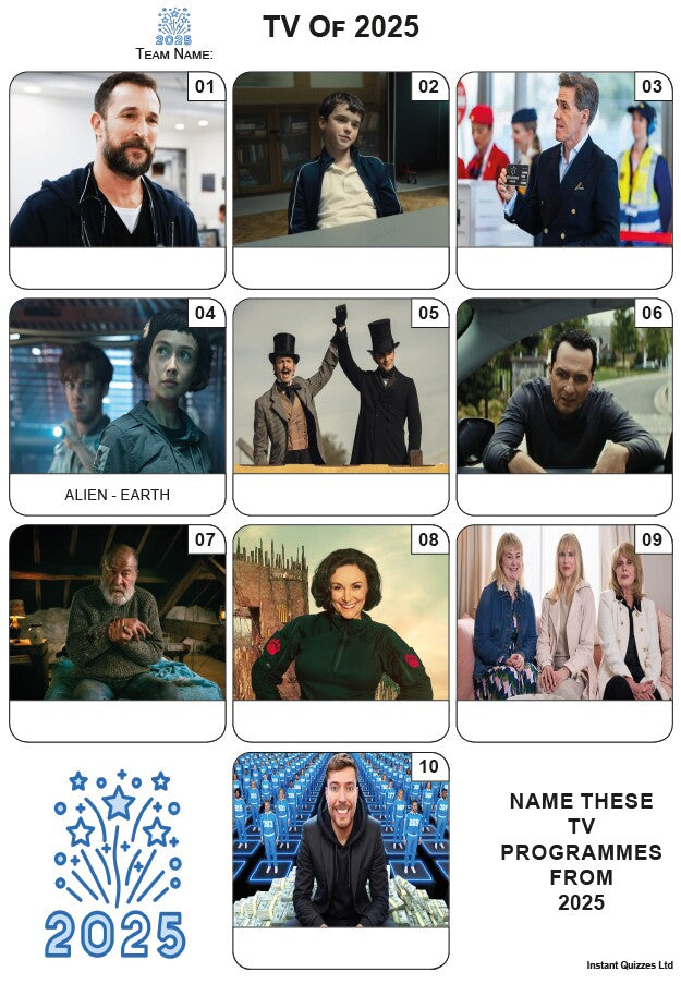 Quiz Pack 3536 - Five rounds and a 10 Picture Quiz. – Instant Quizzes