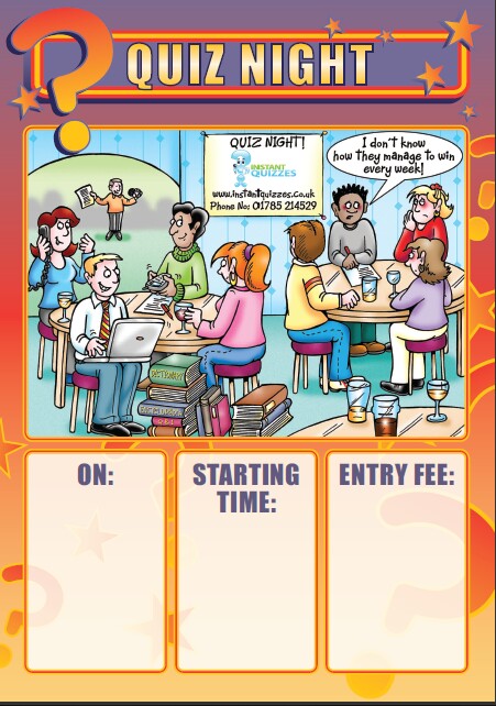 Free Pub Quiz Poster – Instant Quizzes