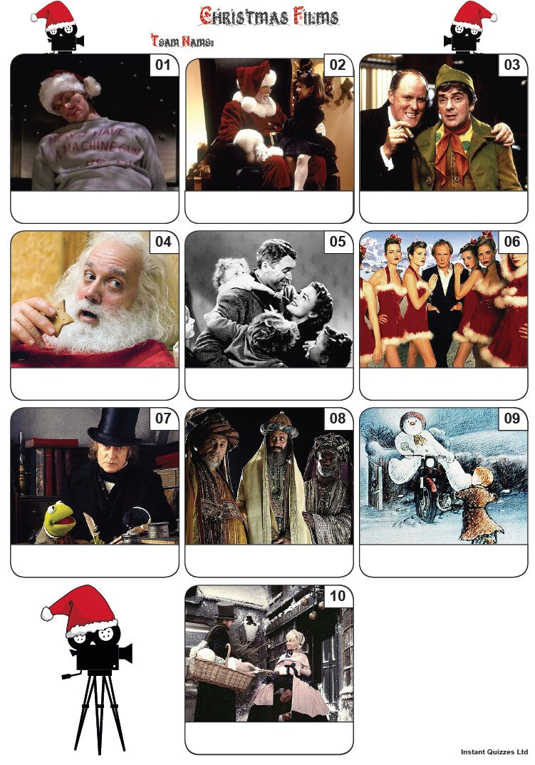Christmas Picture Quizzes – Instant Quizzes
