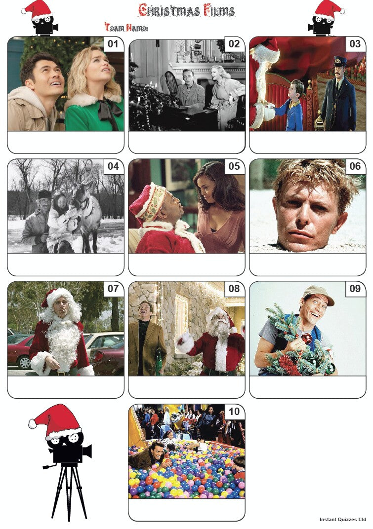 Christmas Picture Quizzes – Instant Quizzes